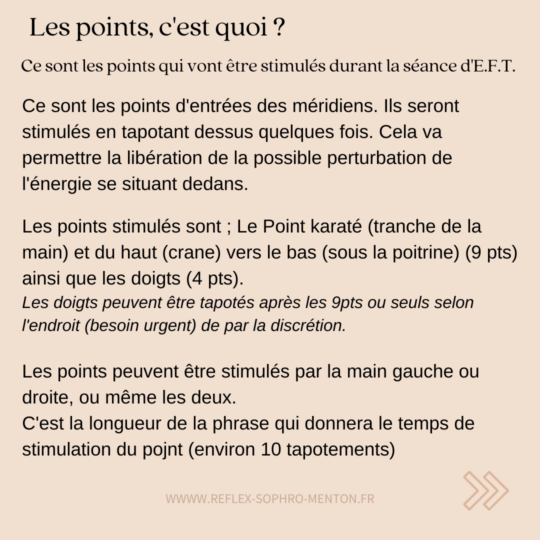 E.F.T - Significations des points - Ingrid Houtcief - Le Feel Authentique